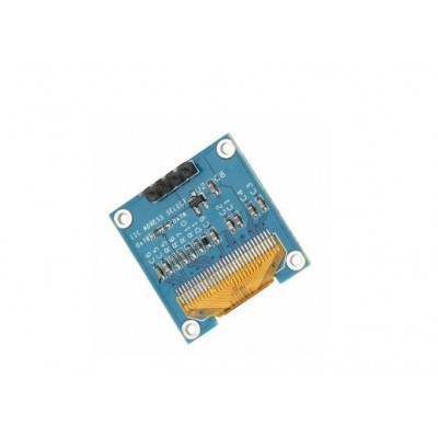 2.44 cm (0.96 Inch) I2C/IIC 128x64 OLED Display Module 4 Pin - White ...