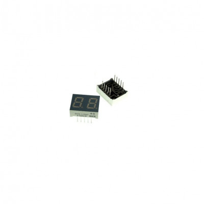 0.56 inch Red 2 Digit 7 Segment LED Display CC 18pin - 2Pcs buy online ...