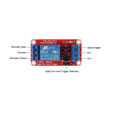 1 Channel Relay Module 5V High and Low Level Trigger Relay Module buy ...