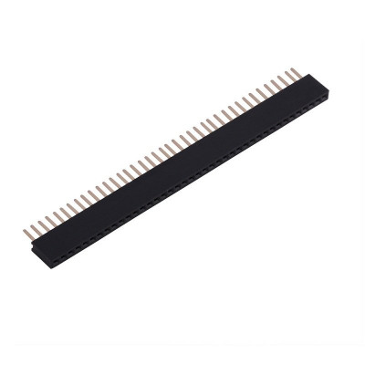 1x40 Pin 1.27mm Pitch Female Single Row Berg Header Strip buy online at ...