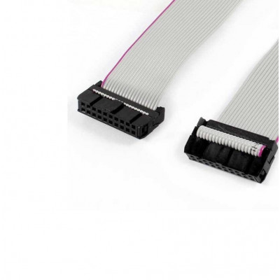 20 Pin (20 Wire) Female to Female Connector Flat Ribbon Cable (FRC ...