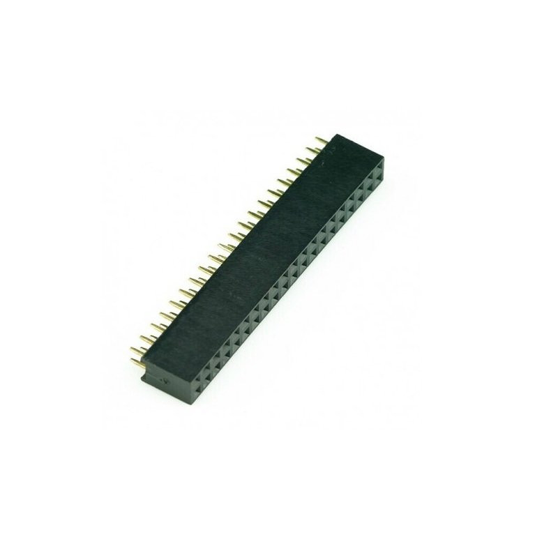 2x20 Pin 2 54mm Pitch Female Double Row Header Berg Strip Buy Online At Low Price In India