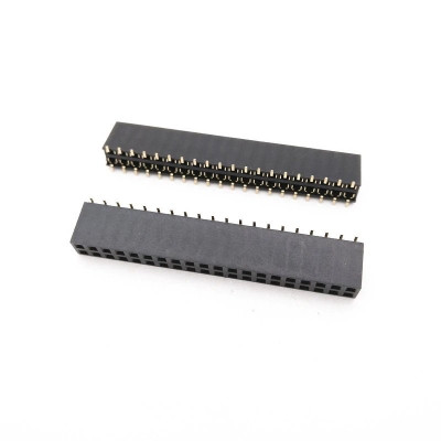 2x20 Pin 2.54mm Female Double Row SMT Header Berg Strip buy online at Low Price in India ...