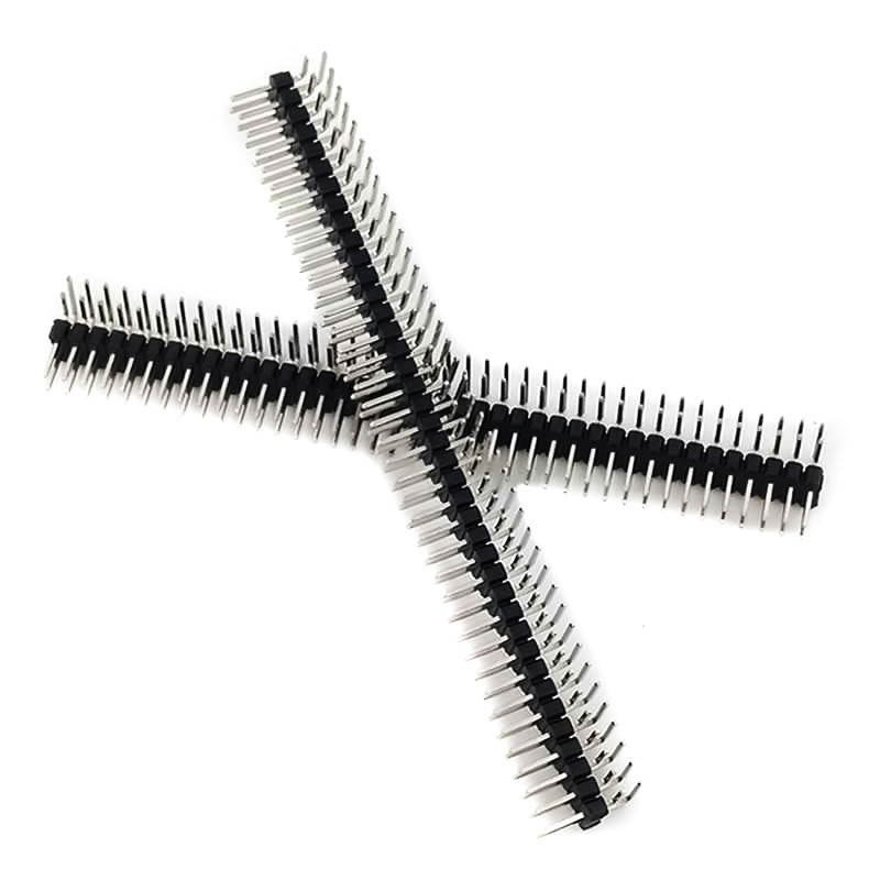 2x40 Pin 2.54mm Pitch Male Berg Strip (Right Angle) - Break Away Header buy online at Low Price ...