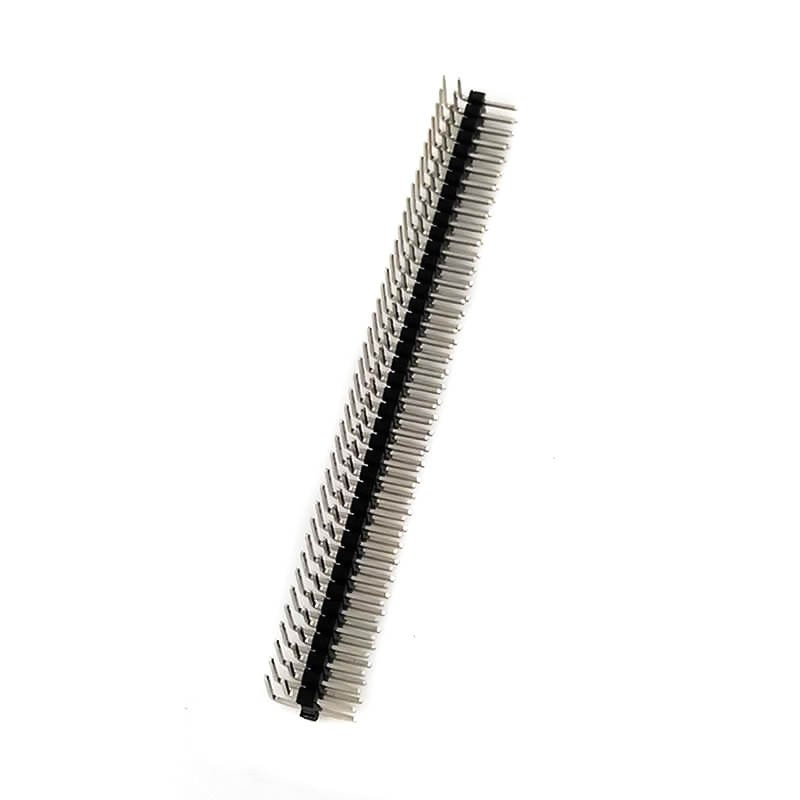 2x40 Pin 2.54mm Pitch Male Berg Strip (Right Angle) - Break Away Header buy online at Low Price ...