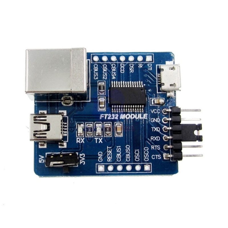 3-in-1 FT232RL USB to Serial Module USB / MINI / Micro to UART buy ...