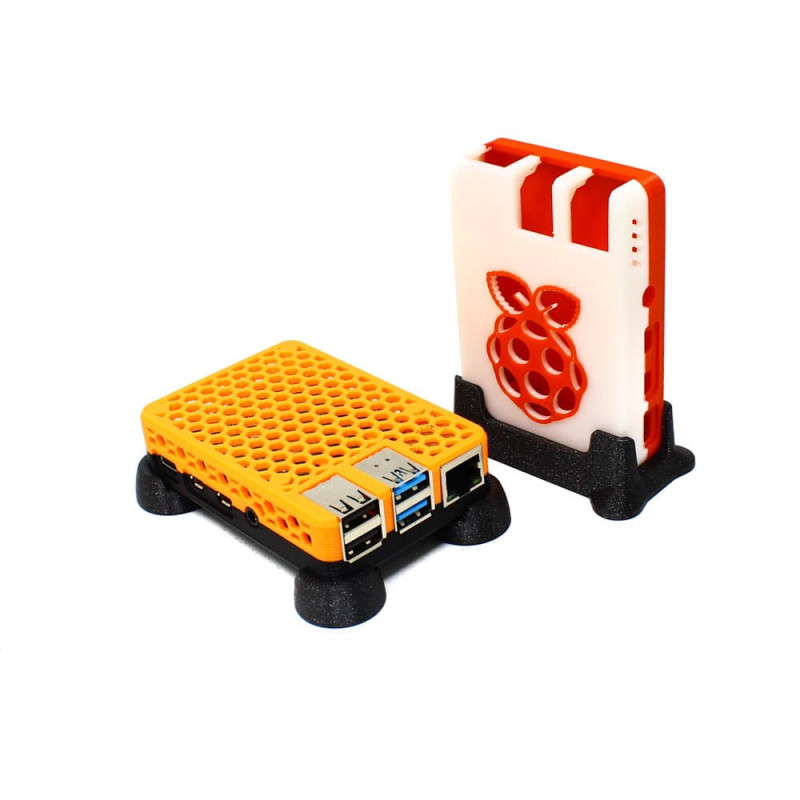 3D Printed Raspberry Pi 4 Case Stand Black buy online at Low Price in ...