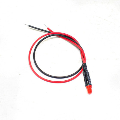 3V Red LED Indicator 8MM Light with 20CM Cable (Pack of 5) buy online ...