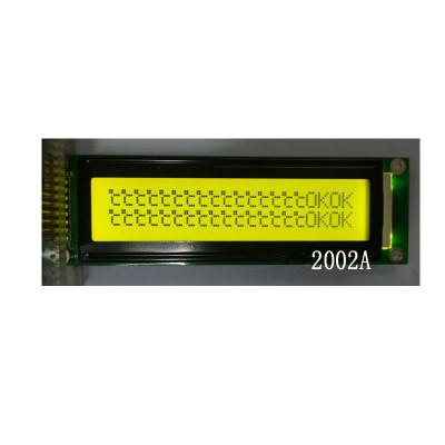 5V LCD2002 Display With Yellow-Green Backlight buy online at Low Price ...