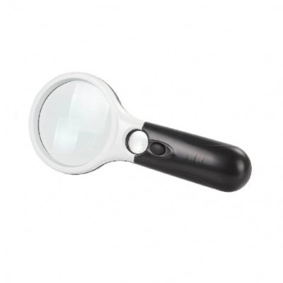6902A 3x 45x 3 LED Light Pocket Magnifying Glass buy online at Low ...