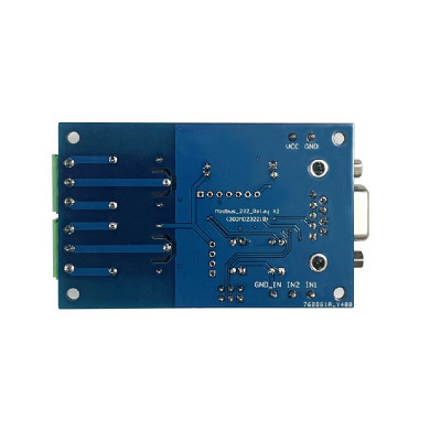 7-24V Modbus RTU 2 Channel RS232 Serial Relay Module buy online at Low ...