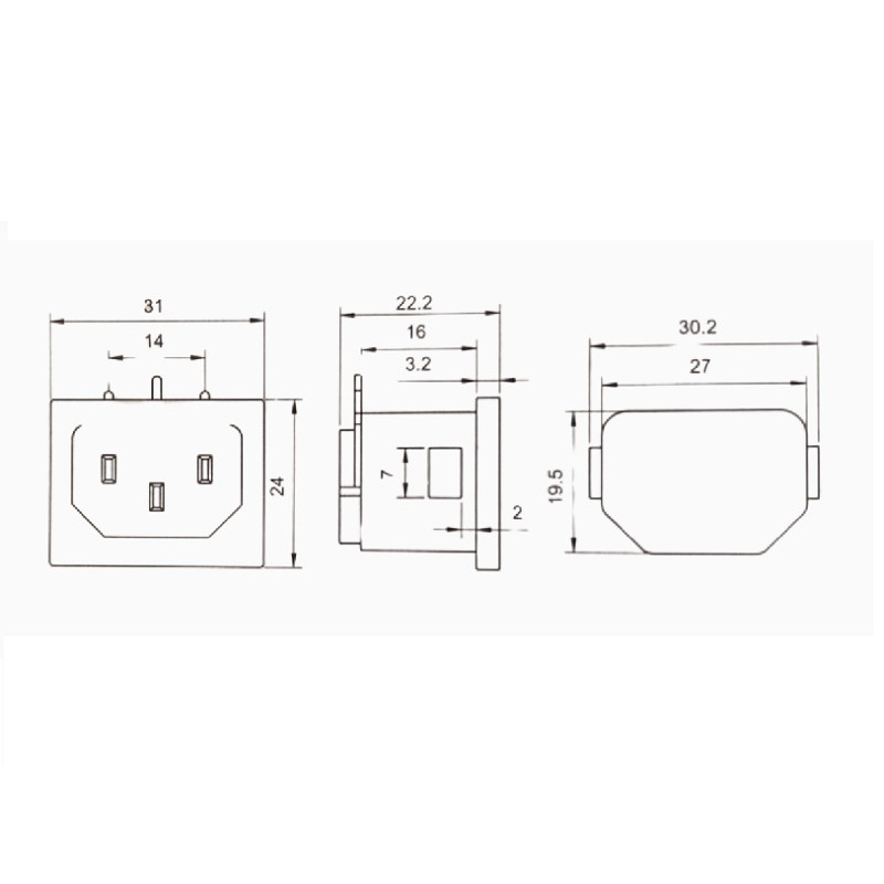 AC POWER SOCKET-AC-16 buy online at Low Price in India ...