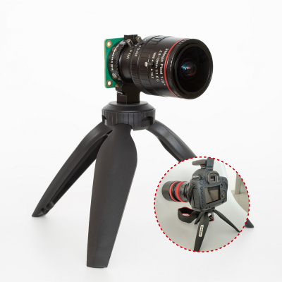 Arducam Tripod for Raspberry Pi HQ Camera, Variable Height Portable ...