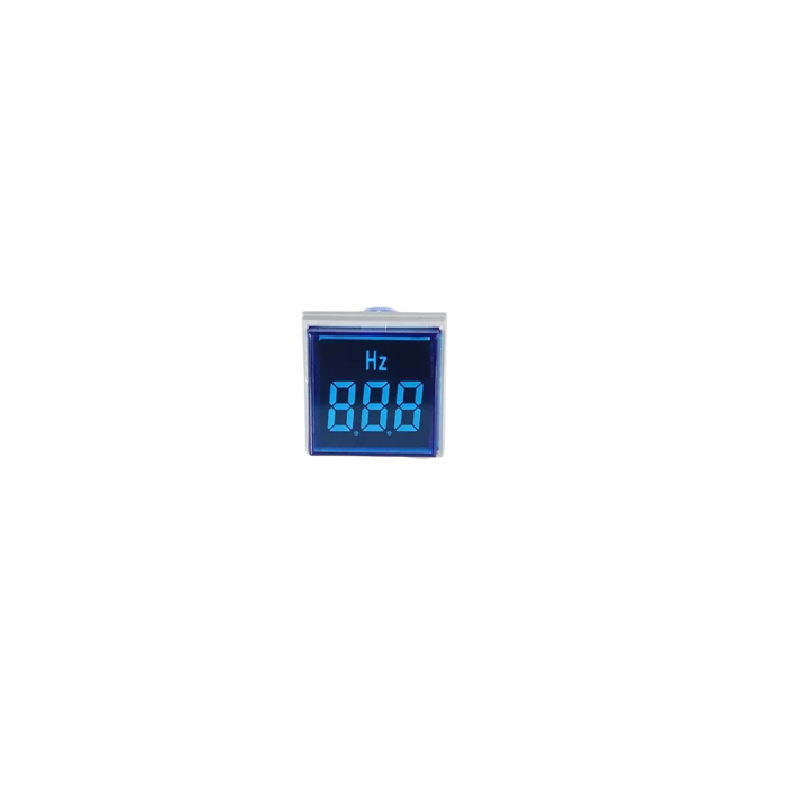 Blue 20-75Hz 22mm AD16- 22DSHZ Square Cover LED Hertz Meter Indicator Light buy online at Low ...