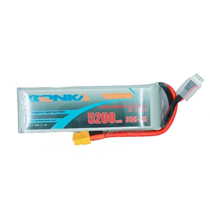 Bonka 11.1V 5200mAh 35C 3S Lithium Polymer Battery Pack buy online at Low Price in India ...