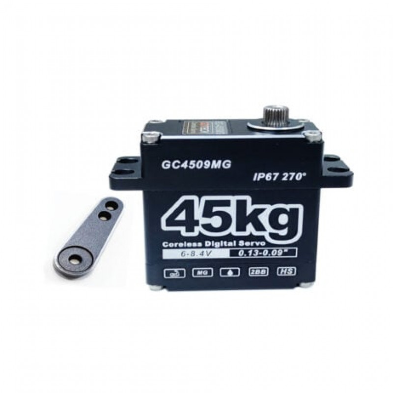 DYS GOTeck GC4509MG Metal Geared 270 High Torque HV Digital Servo 45kg/0.09sec/78g buy online at ...