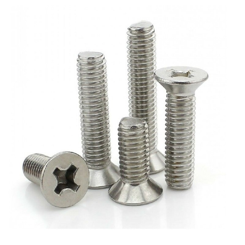 SS 304 CSK Countersunk Philips Head M3 X 15 mm Bolt - 10 Pieces pack buy online at Low Price in ...