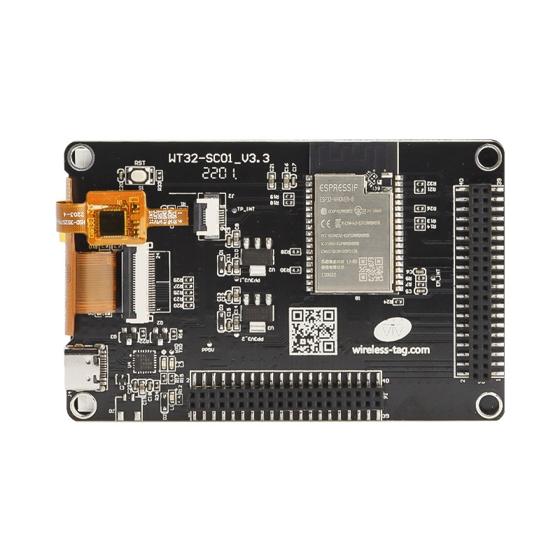 ELECROW ESP32 Development Board with 3.5in 320480 Multi-Touch capactive Screen, support ...