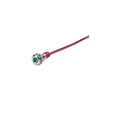 Green 3-9V 12mm LED Metal Indicator Light with 15CM Cable buy online at Low Price in India ...