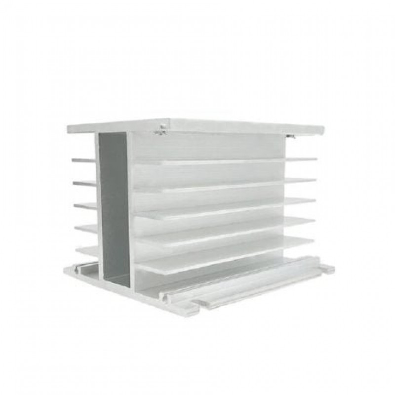 H Shape Aluminum Three-Phase Solid State Relay SSR Heat Sink Base Small ...