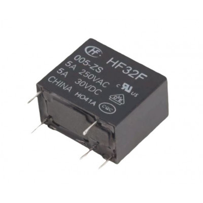 Hongfa 5V 5A DC HF32F/005-ZS 5 Pin SPDT Miniature Power Relay buy online at Low Price in India ...
