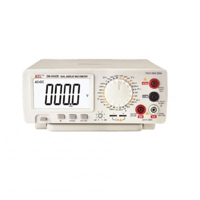 HTC DM-8045R Digital Bench Multimeter 4 Digit True RMS with Backlight ...