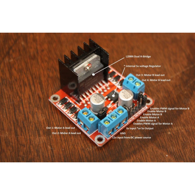 L298 2A Dual Motor Driver Module with PWM Control buy online at Low ...