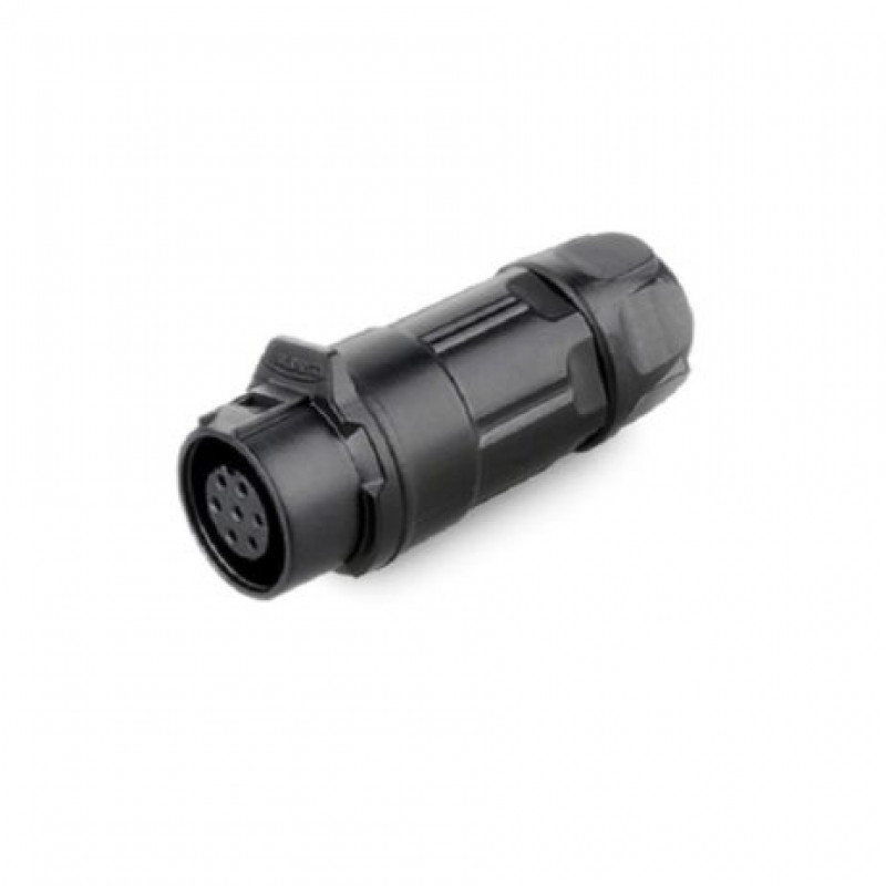 LP-12 Female 7 Pin Soldering Type Power Connector with Plastic Shell ...