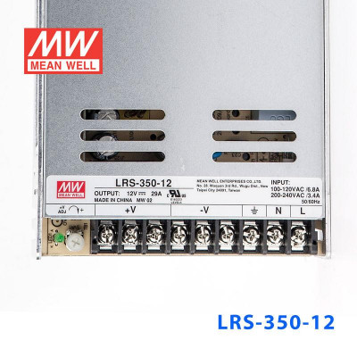 LRS-350-12 Mean Well SMPS - 12V 29A - 348W Metal Power Supply buy online at Low Price in India ...