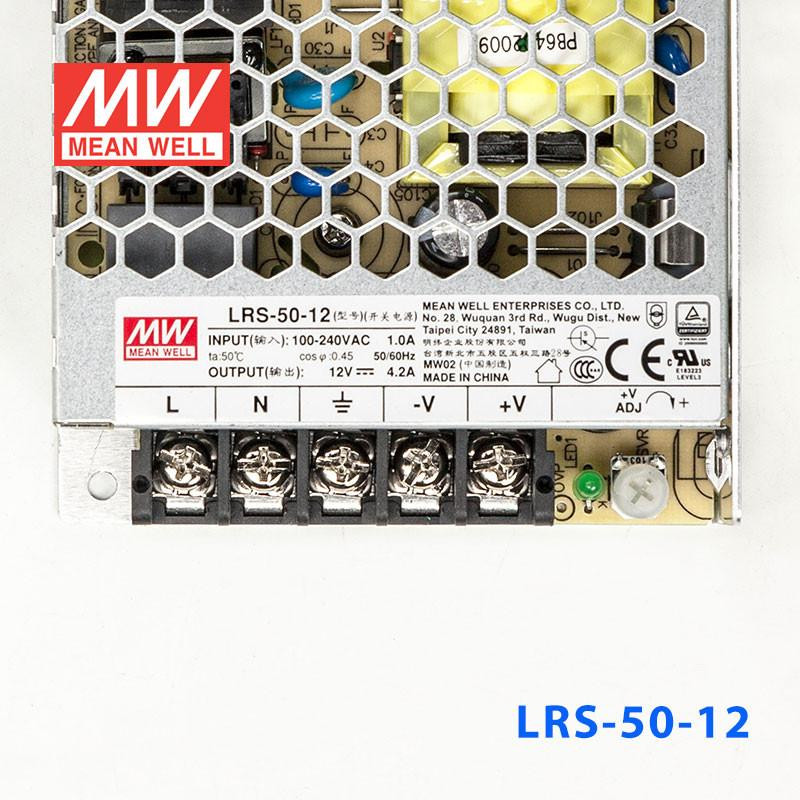 LRS-50-12 Mean Well SMPS - 12V 4.2A - 50W Metal Power Supply buy online at Low Price in India ...