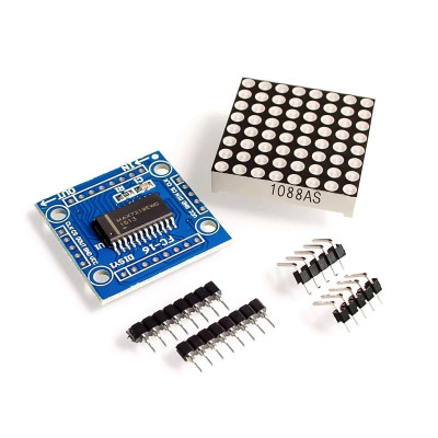 MAX7219 Dot Matrix Module Microcontroller Module DIY KIT buy online at ...