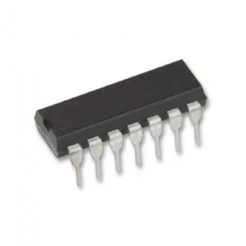 MCP6024-I/P MICROCHIP Operational Amplifier, Quad, 4 Amplifier, 14 MHz, 7 V/s, 2.5V to 5.5V, DIP ...