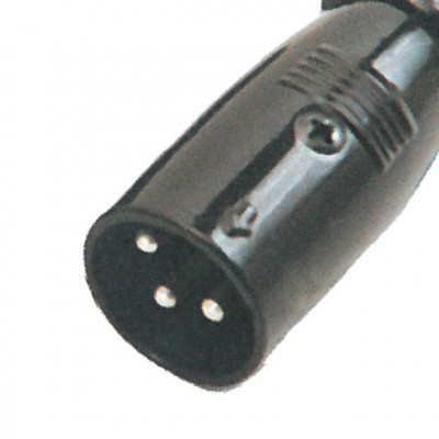 MX 3 Pin MIC Male Plug Connector XLR with Black Coating (MX-1014) buy ...