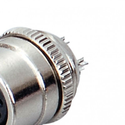 MX 4 Pin Mini DIN Female Socket Connector Chassis Type with Nut (MX ...