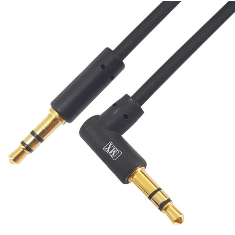MX EP Stereo Male Plug 3.5mm To EP Stereo Male Plug 3.5mm Right Angle ...