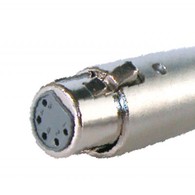 MX XLR 5 Pin Micro Phone Extension Female Socket Cannon Type Connector ...