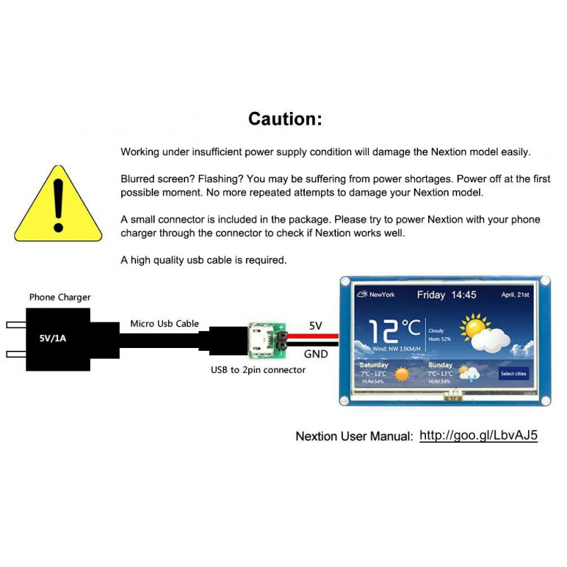 Nextion 4.3 inch BASIC NX4827T043 TFT LCD ManMachine Interface HMI ... Nextion 4.3 inch BASIC NX4827T043 TFT LCD ManMachine Interface HMI ...
