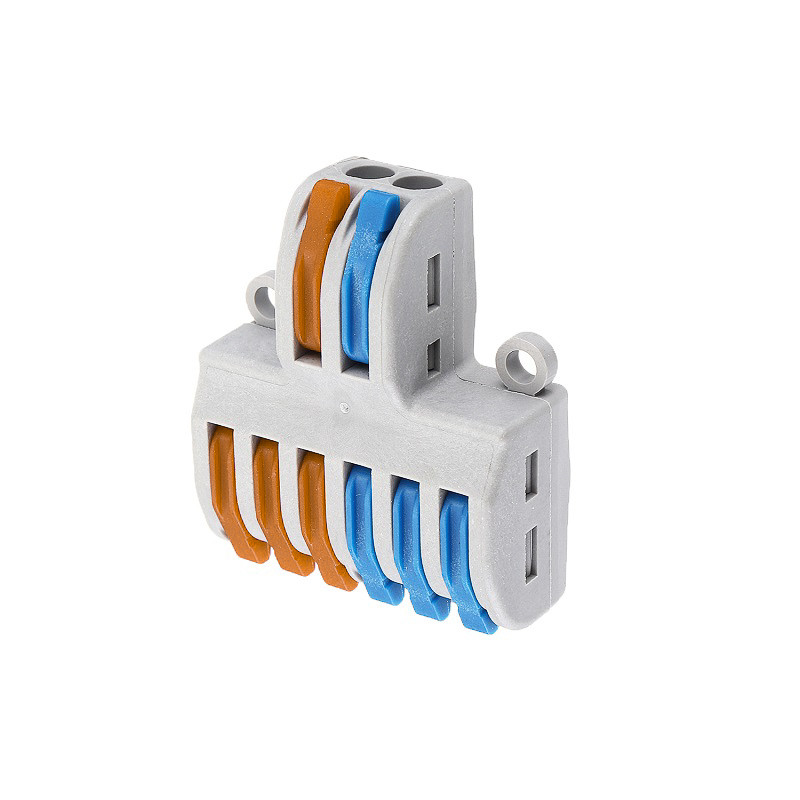 PCT-SPL-62 0.08-2.5mm 6:2 Pole Wire Connector Terminal Block with ...