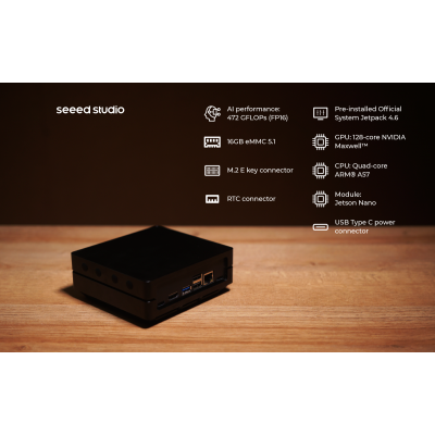 reComputer J1010 Edge AI Device with Jetson Nano module, M.2 Key E Slot ...