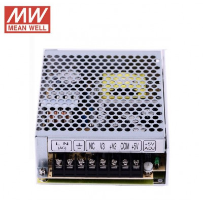 RT-65B Mean Well SMPS 64.6W Triple Output Metal Power Supply buy online ...