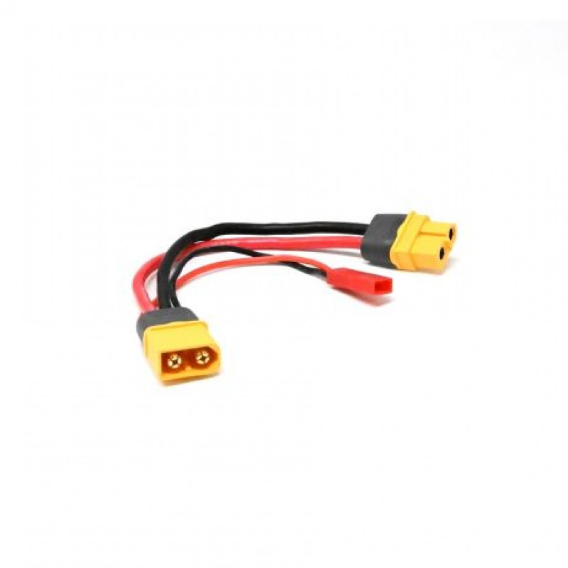 SafeConnect XT-60 Connector Pair with JST Male In-line Power Adapter ...