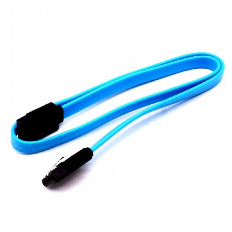 SATA 3.0 High Speed Hard Disk Data Cable Double Head Straight - Blue ...
