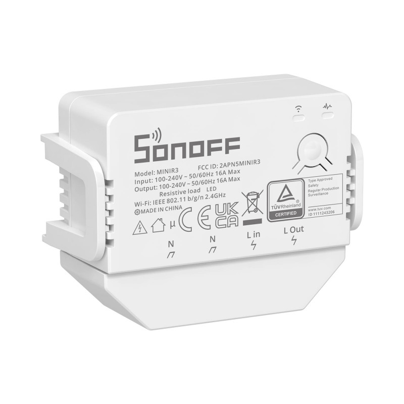 Sonoff mini R3 16A Wifi Bluetooth Smart Switch Work with Alexa Google ...