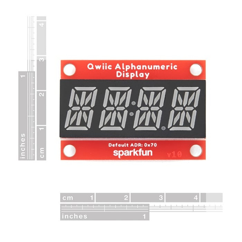 SparkFun Qwiic Alphanumeric Display Blue buy online at Low Price in India - ElectronicsComp.com