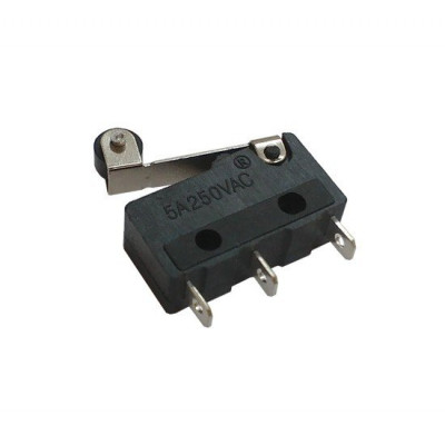 TACT SWITCH KW11-3Z 5A 250V Micro Switch Round Handle 3 Pin N-O N-C for 3D Printers - 2 Pieces ...