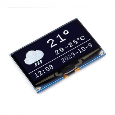 Waveshare 2.42inch OLED Display Module, 12864 Resolution, SPI / I2C ...