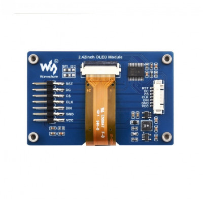 Waveshare 2.42inch OLED Display Module, 12864 Resolution, SPI / I2C ...