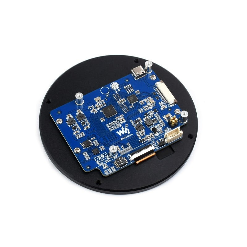 Waveshare 3.4inch DSI Round Touch Display, 800 Ã 800, IPS, 10-Point Touch buy online at Low ...