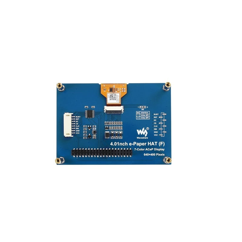 Waveshare 4.01inch 640Ã 400 Pixels ACeP 7-Color E-Paper E-Ink Display ... Waveshare 4.01inch 640Ã 400 Pixels ACeP 7-Color E-Paper E-Ink Display ...