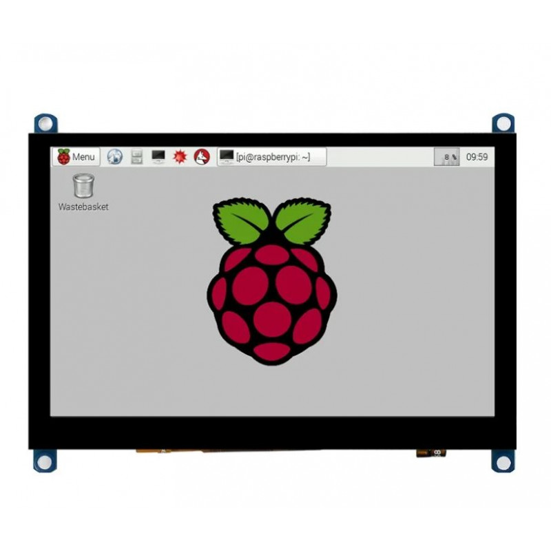 Waveshare 5inch 800Ã 480, HDMI Capacitive Touch Screen LCD (H) Display Slimmed-down Version V4 ...